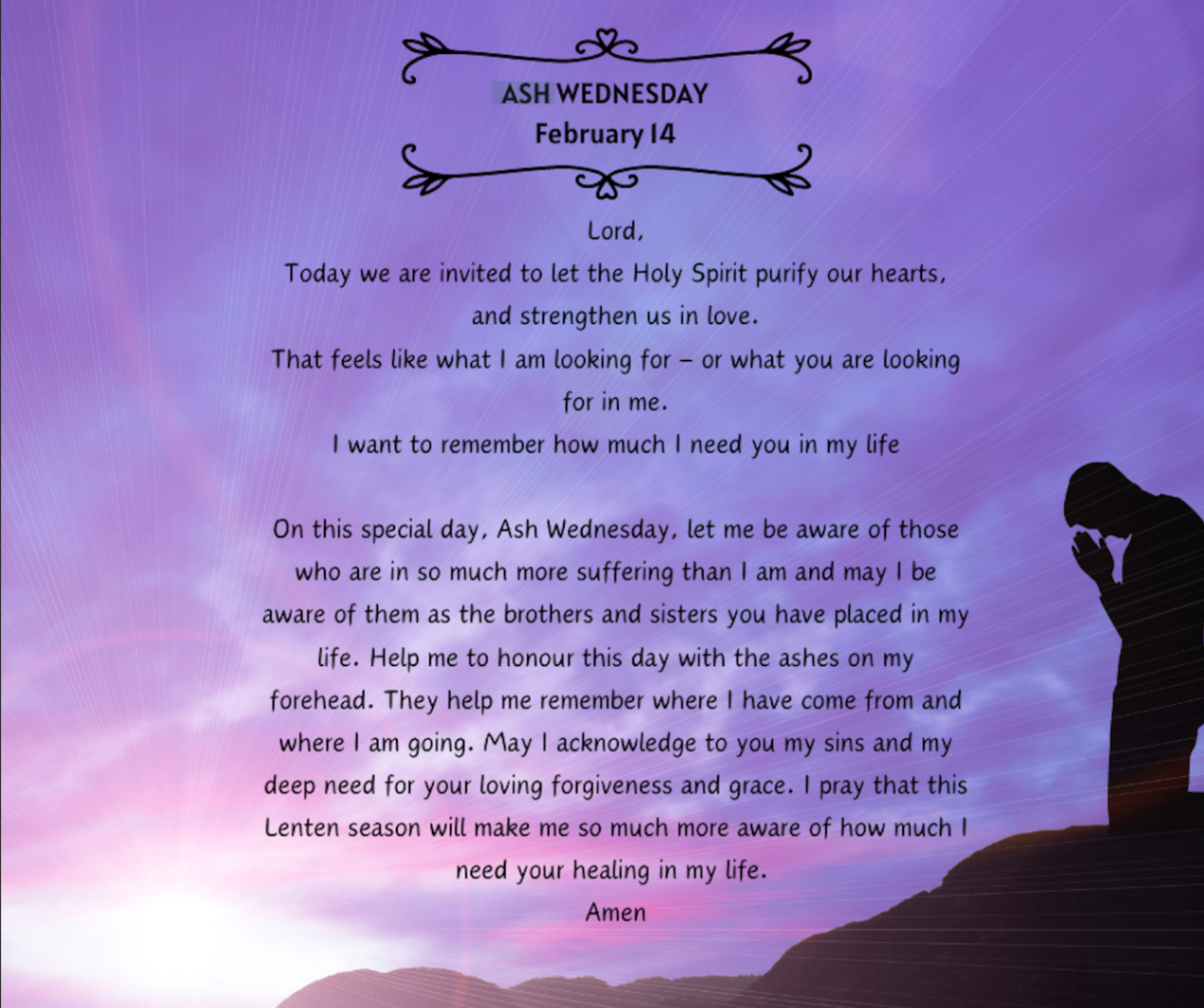 Lenten Prayers - 2024 - Yellowknife Catholic Main