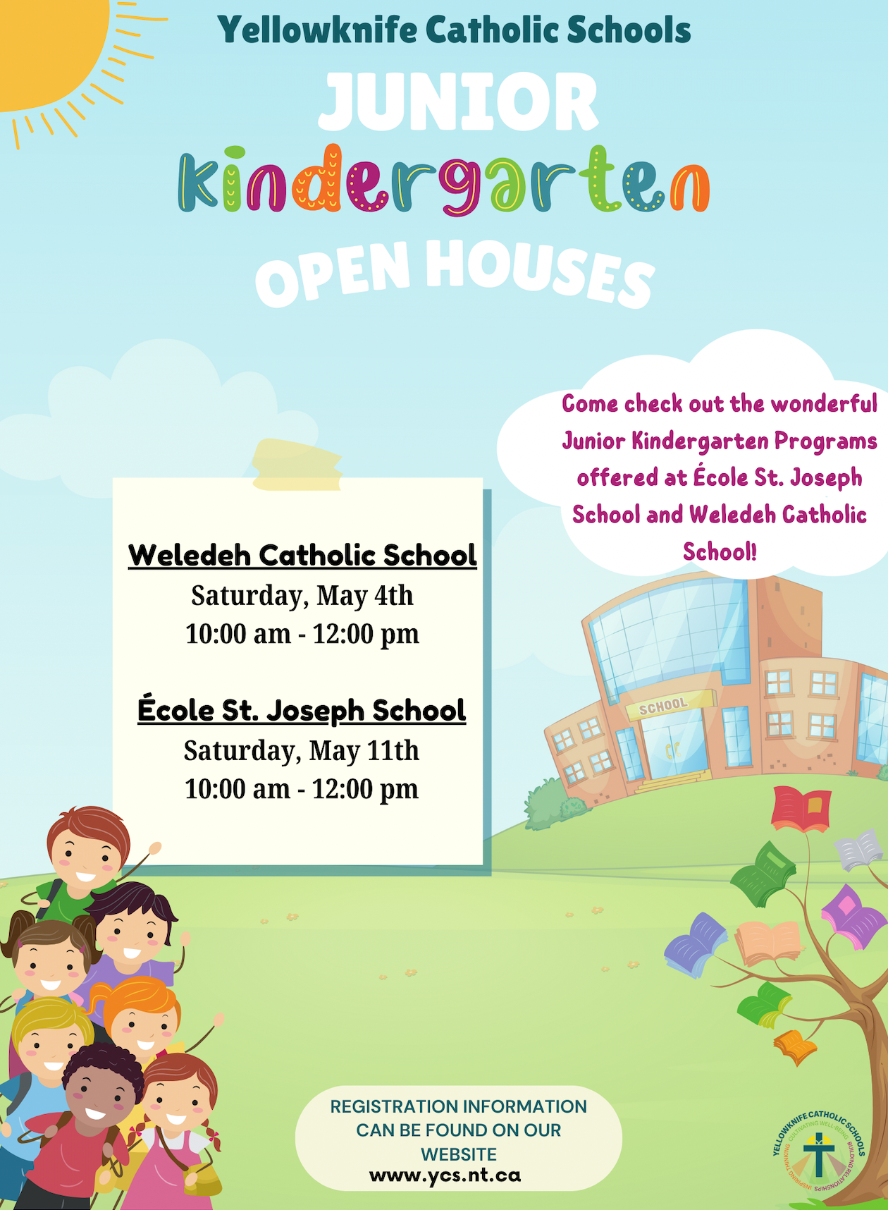 Junior Kindergarten Open Houses - Yellowknife Catholic Main
