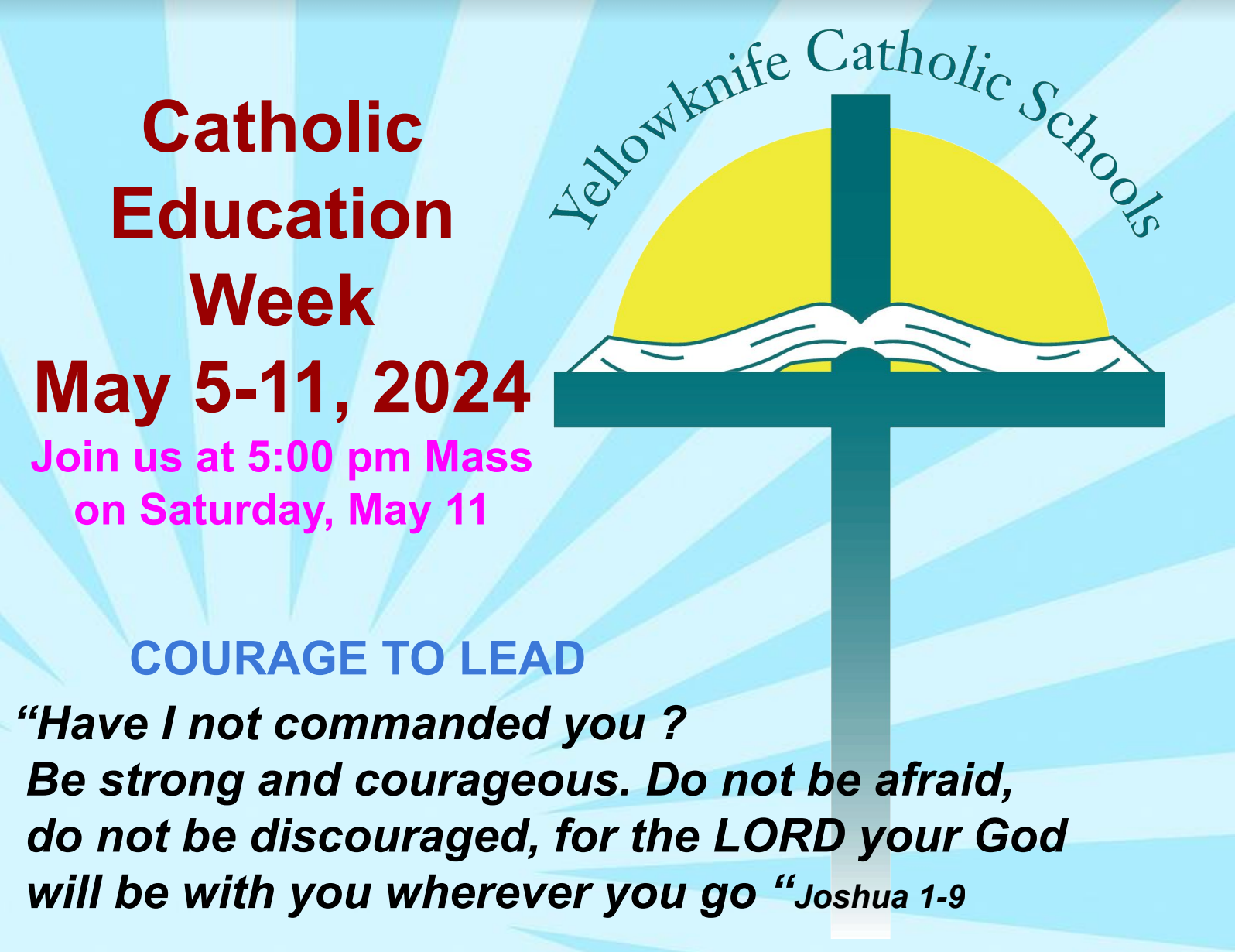 Catholic Education Week 2024 - Yellowknife Catholic Main